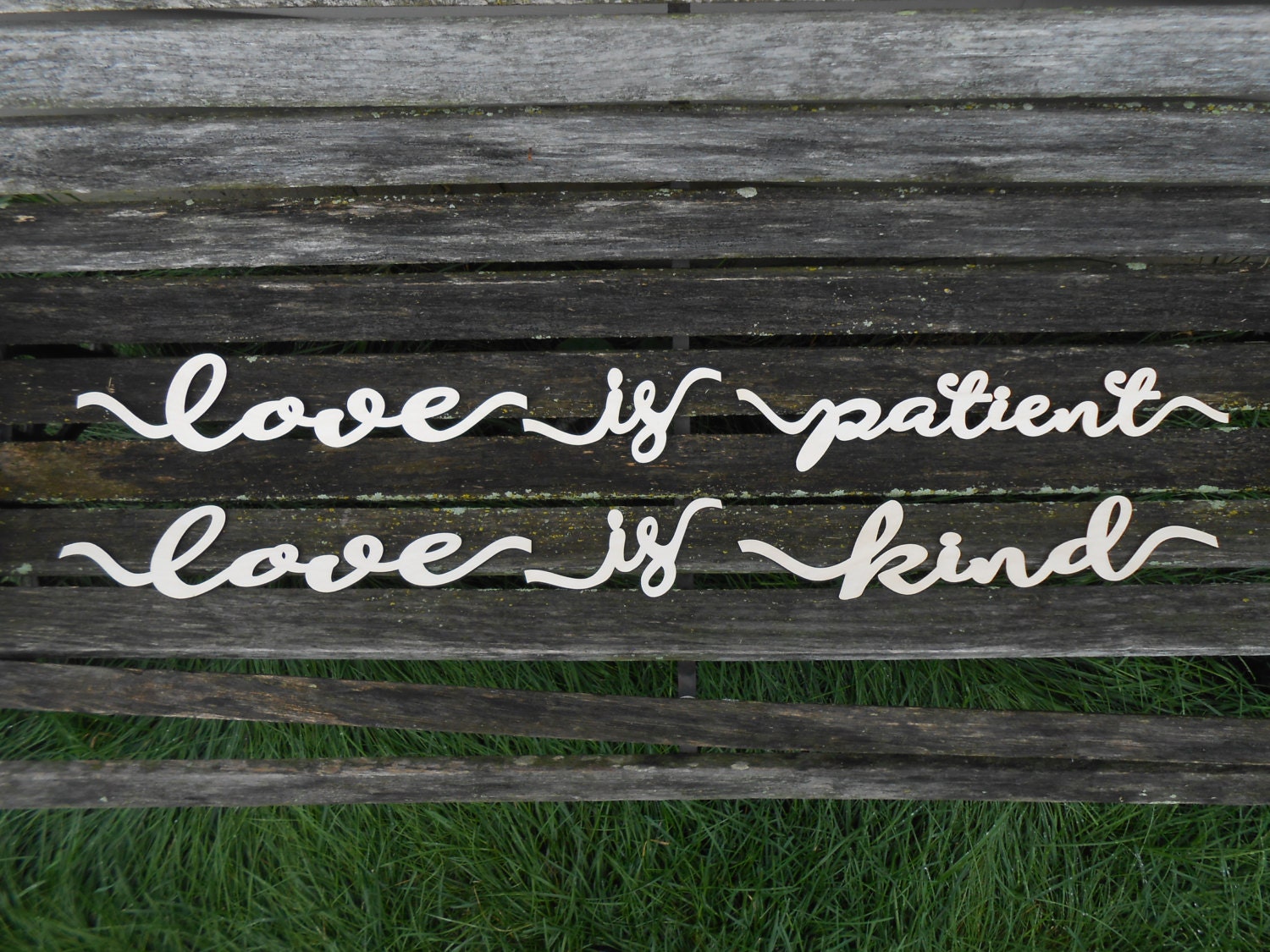 Custom Script Word Sign. Personalized Wood Sentence Sign | Etsy