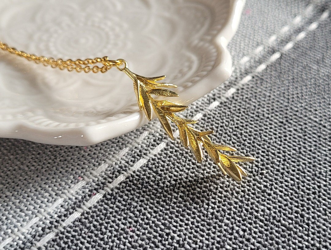 Rosemary Necklace. CHOOSE YOUR COLOR. Gift for Wedding, Bridesmaids ...