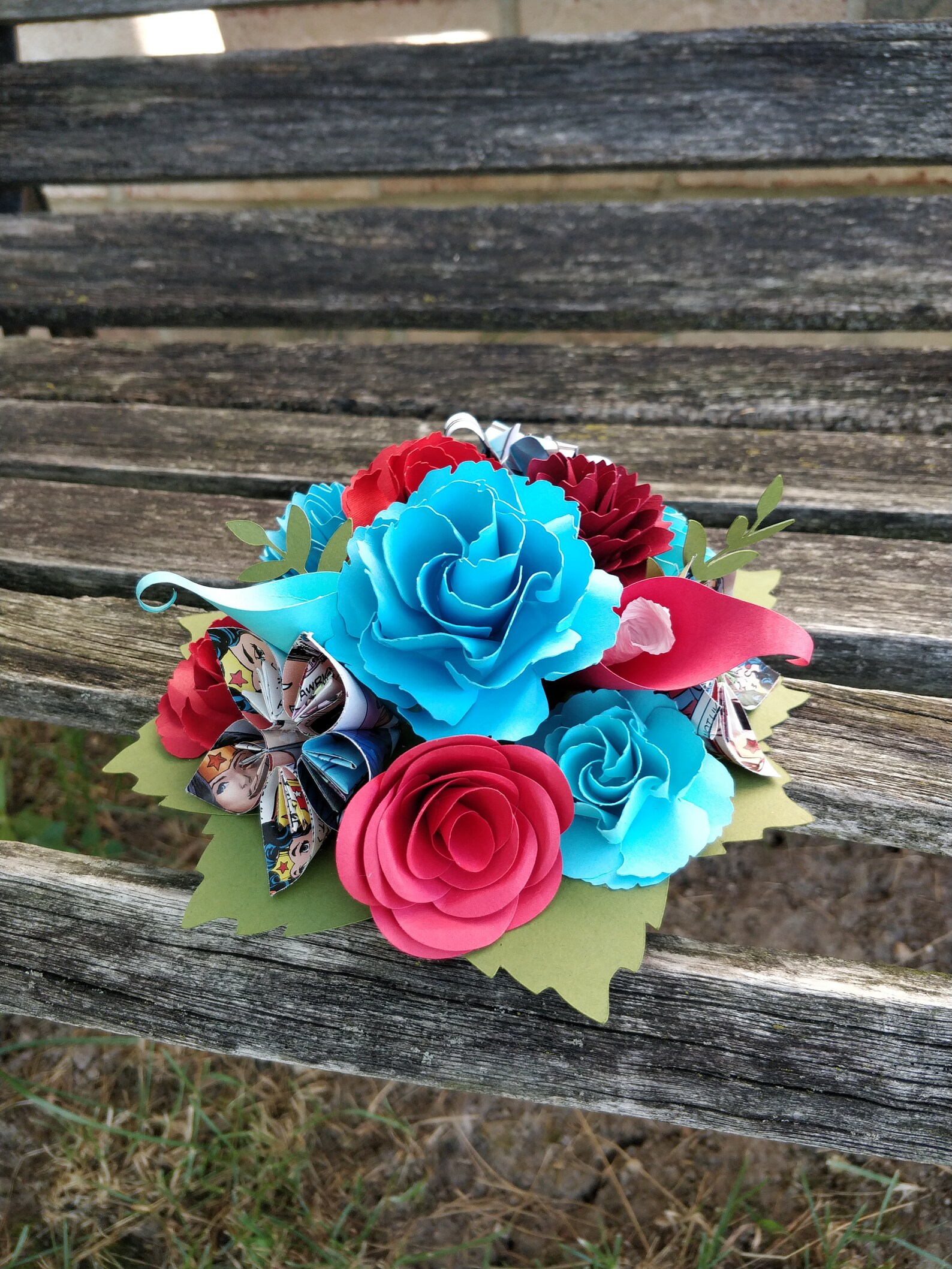 Paper Flower Cake Topper. CHOOSE YOUR COLORS Wedding Cake | Etsy