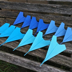 Paper Airplane Decorations. CHOOSE YOUR COLORS. Wedding Decoration ...
