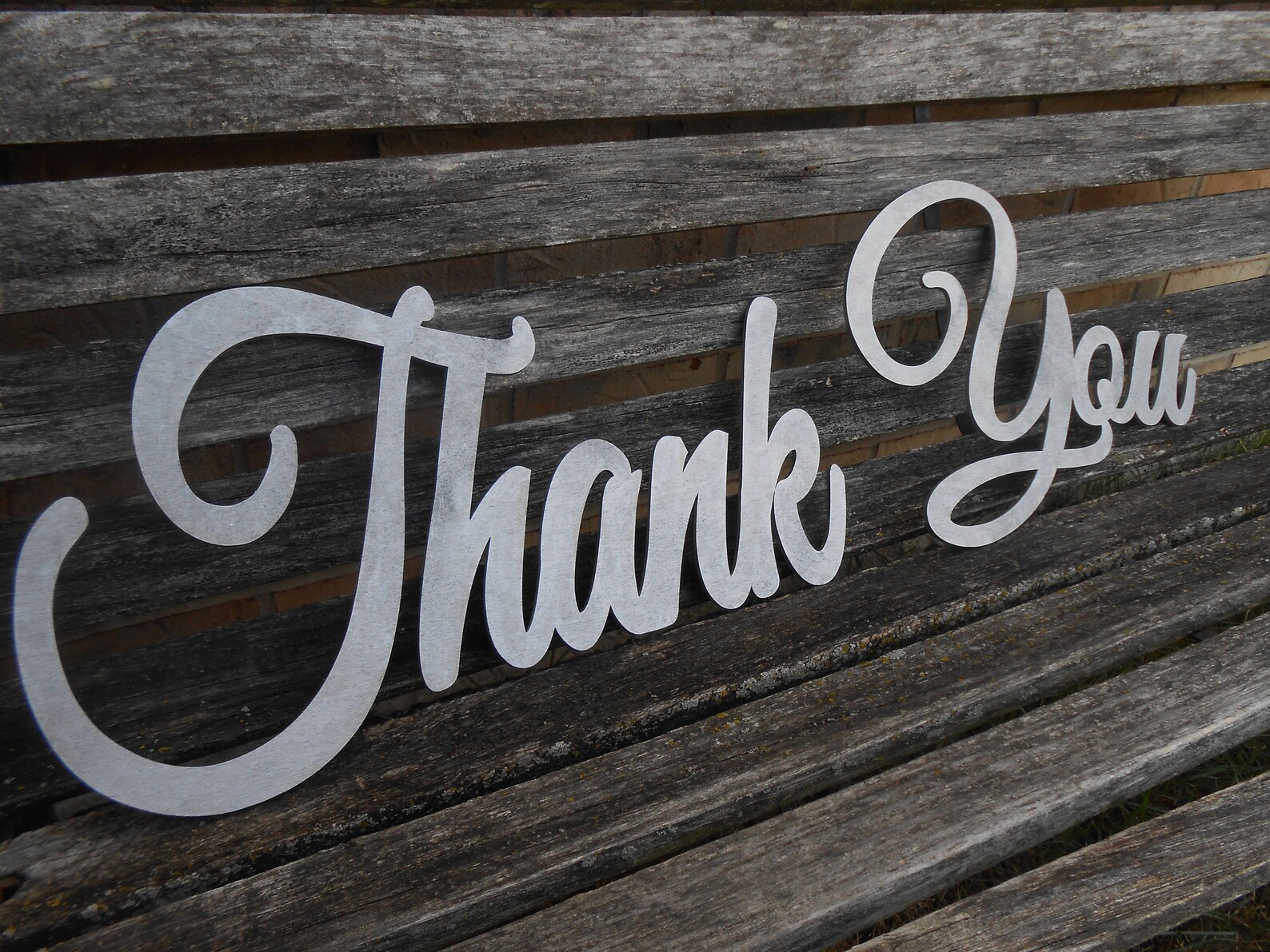 Thank You Wood Sign. CHOOSE YOUR COLOR Wedding Decoration. | Etsy