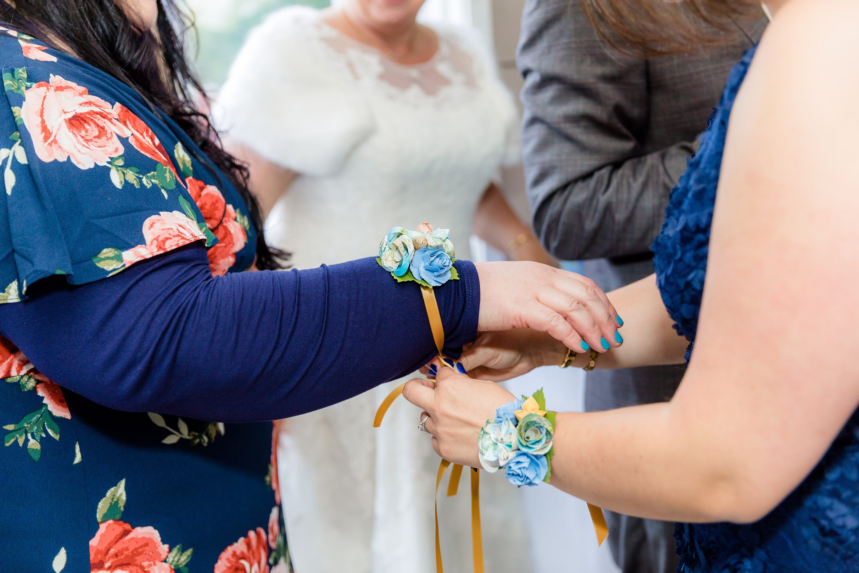 Sheet Music Corsage & Boutonniere SET. CHOOSE Your COLORS. Wrist or Pin ...