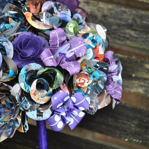 Custom Paper Flower Wedding Bouquets. You Pick the Colors, Papers ...