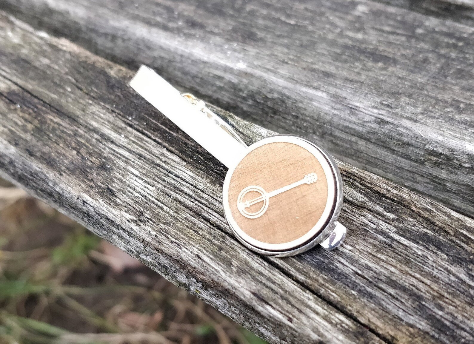 Banjo Tie Clip. Laser Engraved. Wedding, Men, Groom, Steampunk ...
