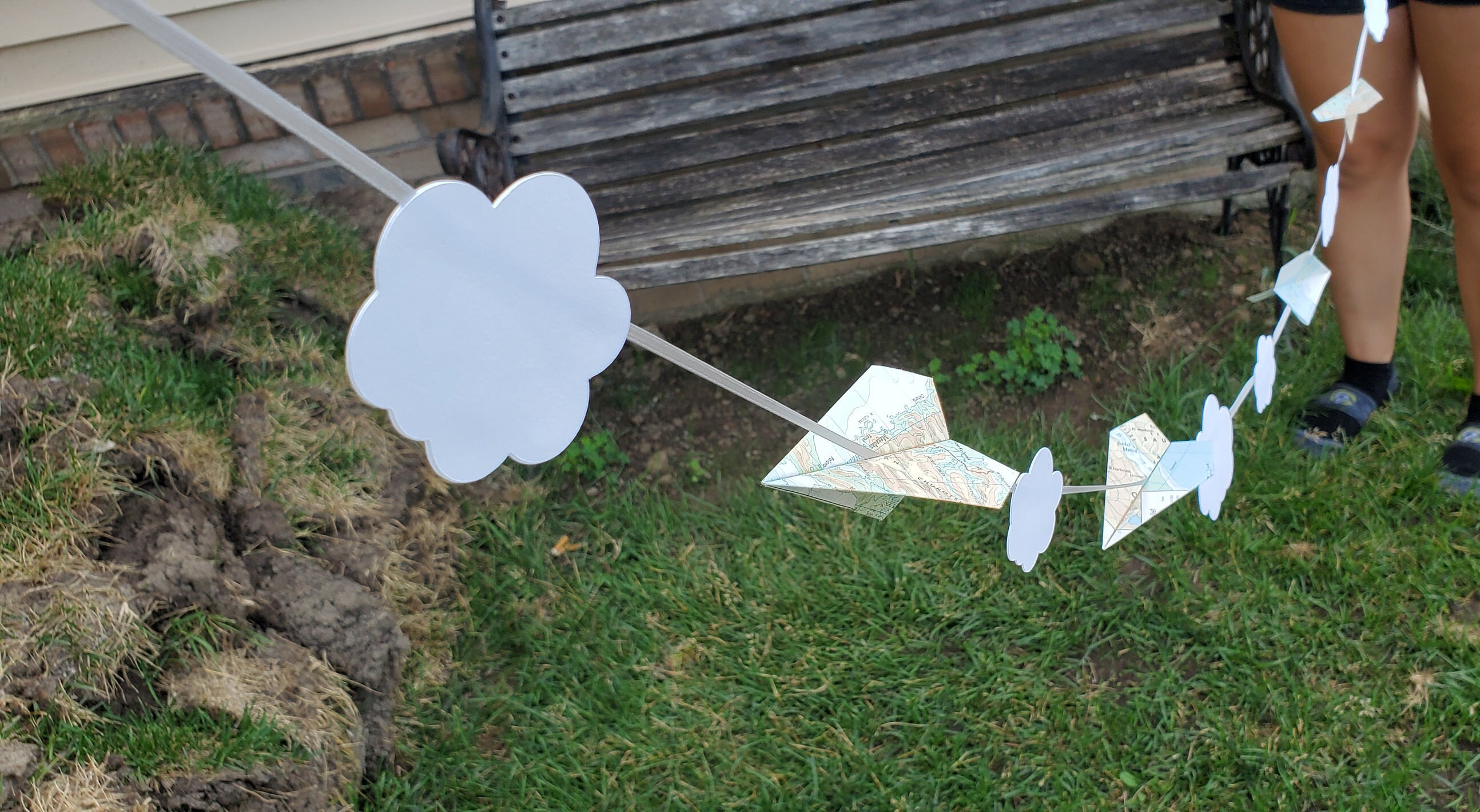 Paper Airplane Garland. Birthday Decor Wedding Decorations. | Etsy