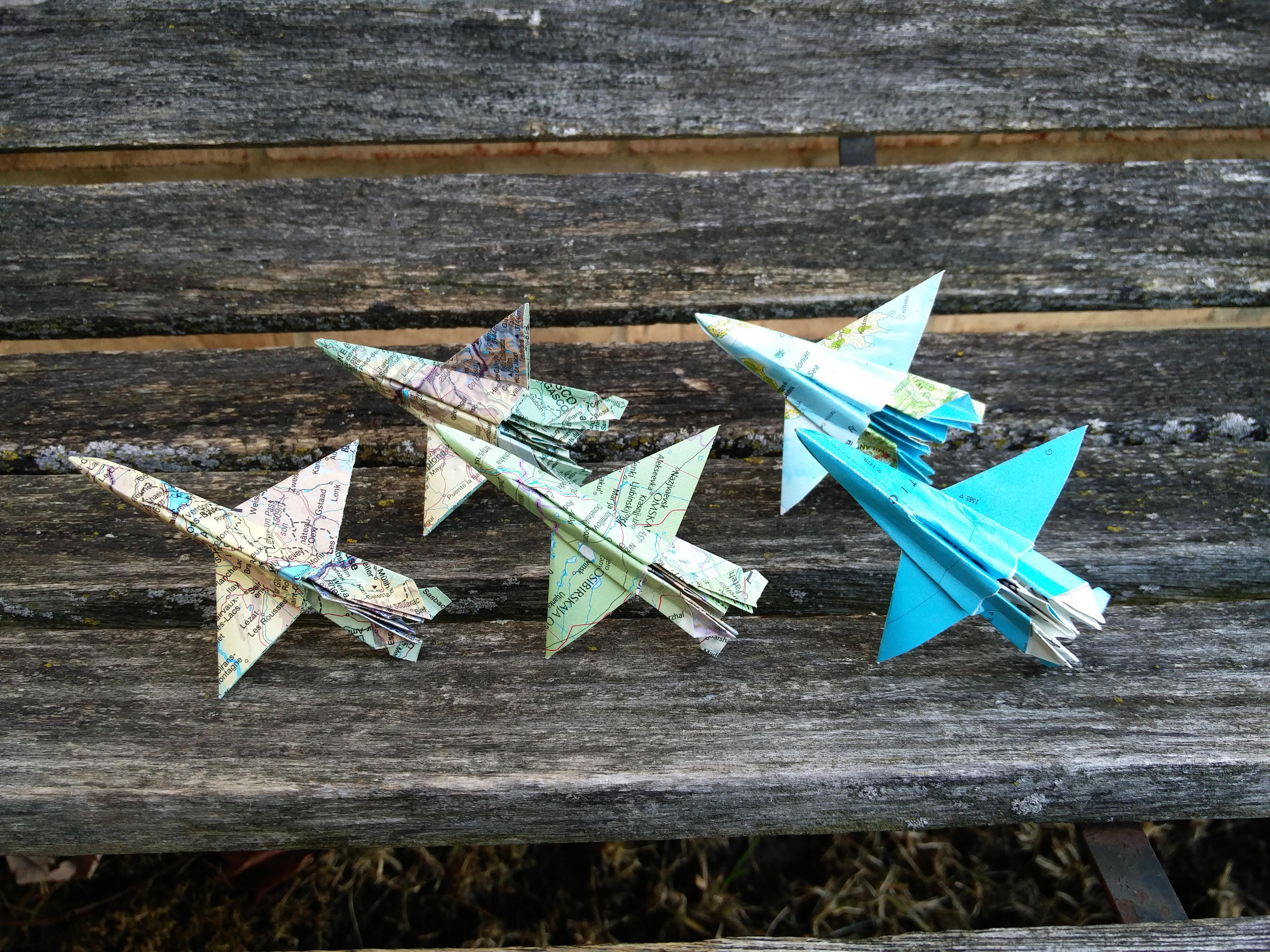 F16 Jet Fighter Paper Plane