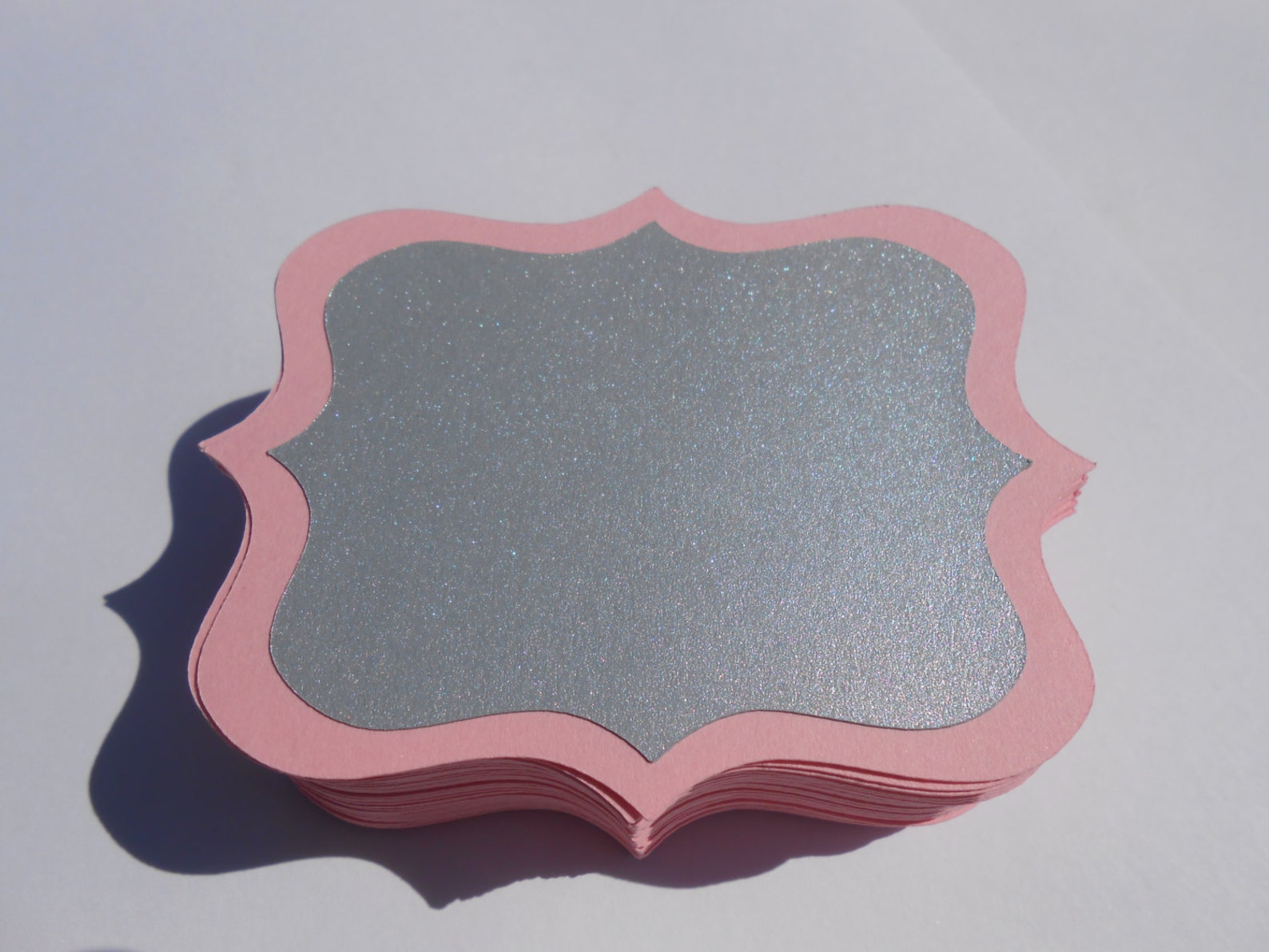 30 Layered Fancy Tags. 4 Inch. CHOOSE YOUR COLORS. Custom | Etsy