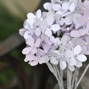 Hydrangea Paper Flowers. CHOOSE YOUR COLORS. Gift for Her, Home Decor ...