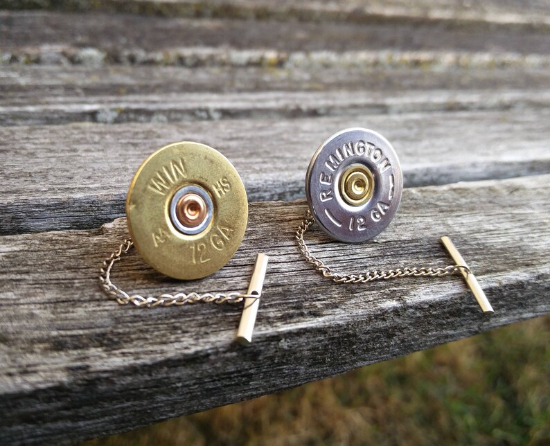 Shotgun Shell Tie Tack Choose Your Color Wedding Groomsmen | Etsy