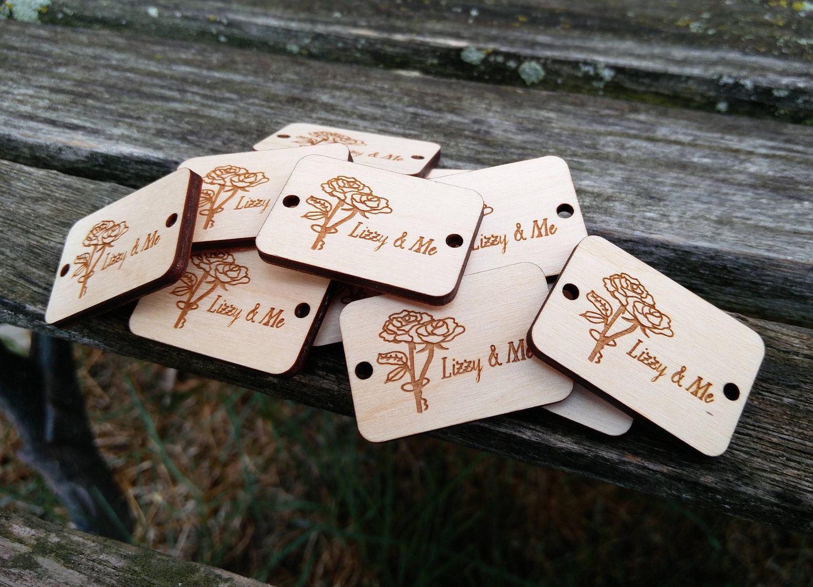 50 your Logo Tags. Custom Store Tags. Laser | Etsy