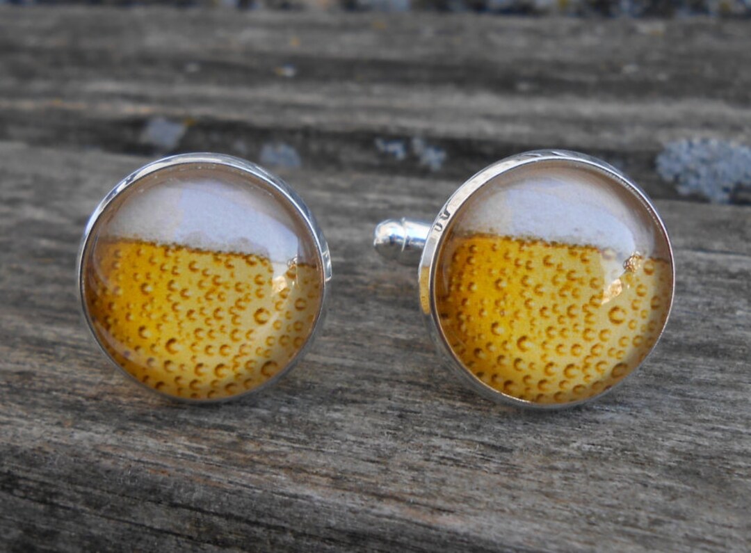 BEER Cufflinks Ale. Wedding Men's Groomsmen Gift Dad. - Etsy