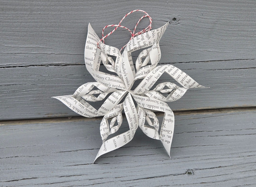 Christmas Carol Ornament. Book Ornament. Christmas Tree Ornament ...