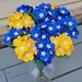 Forget Me Not Bouquet. CHOOSE YOUR COLORS. Handmade Bouquet ...