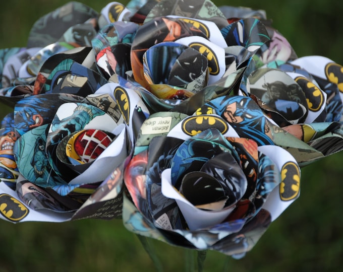Comic Book Roses. Your Choice Wedding Birthday Anniversary - Etsy