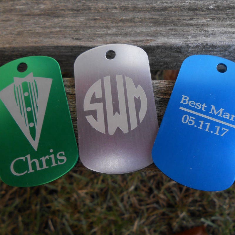 Engraved Dog Tag - Etsy UK