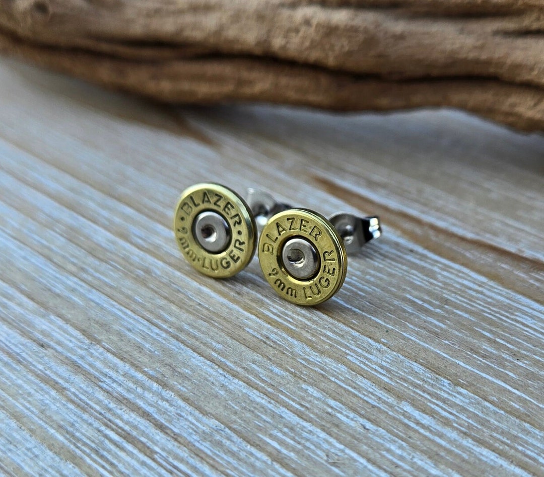 9mm Bullet Earrings. Gifts for Women, Gifts for Her, Christmas ...