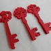 50 Cardstock Skeleton Keys. 5 Inch. CHOOSE YOUR COLORS. Tag - Etsy