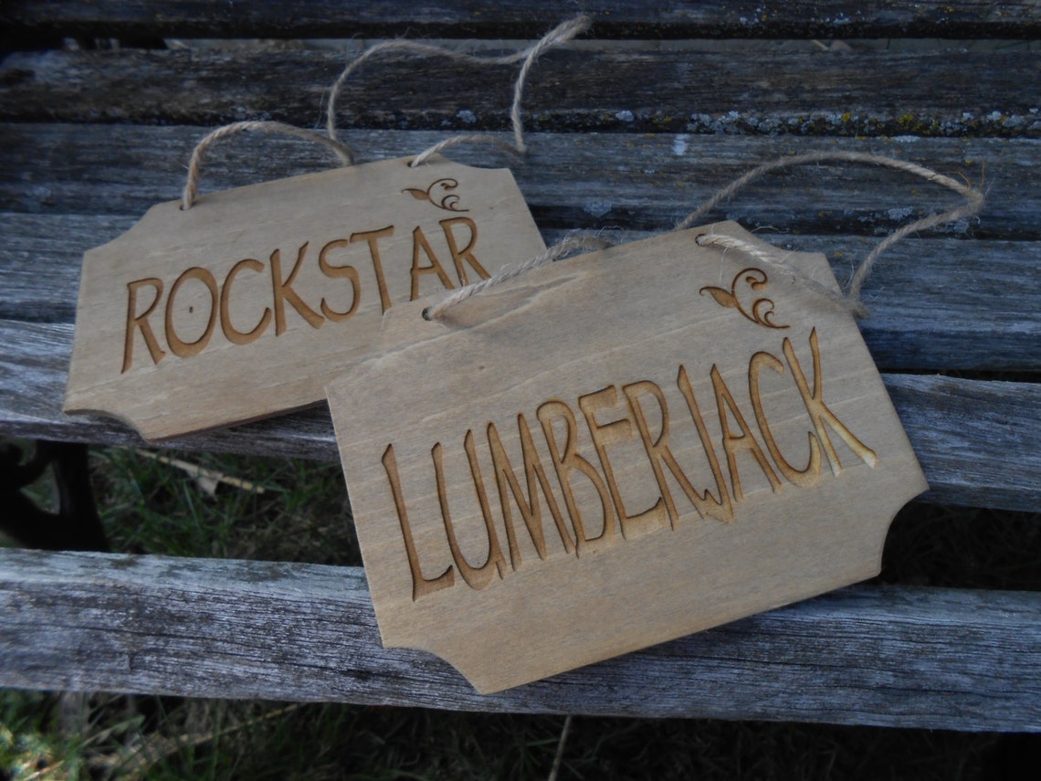 YOUR CHOICE Custom Wood Signs. Bride & Groom Chair Signs, Wedding ...