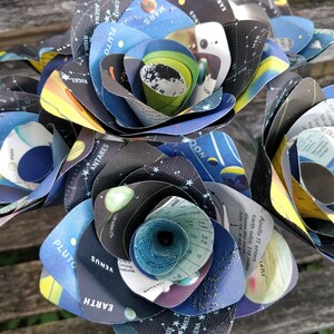 Space Paper Roses, Constellations & Planets. Gift for Birthday ...