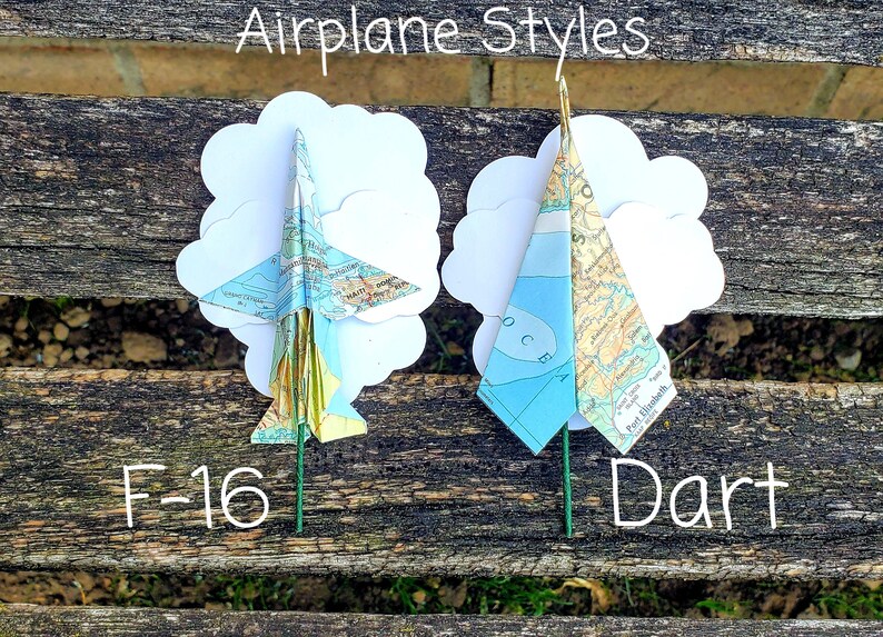 Map Paper Airplane Boutonnieres. Wedding, Prom, Groomsmen, Groom ...