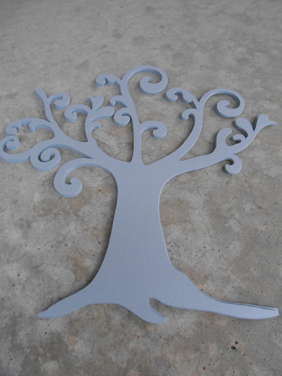 Swirly Trees, 5 Inch. CHOOSE YOUR COLORS. Wedding, Wishing Tree ...