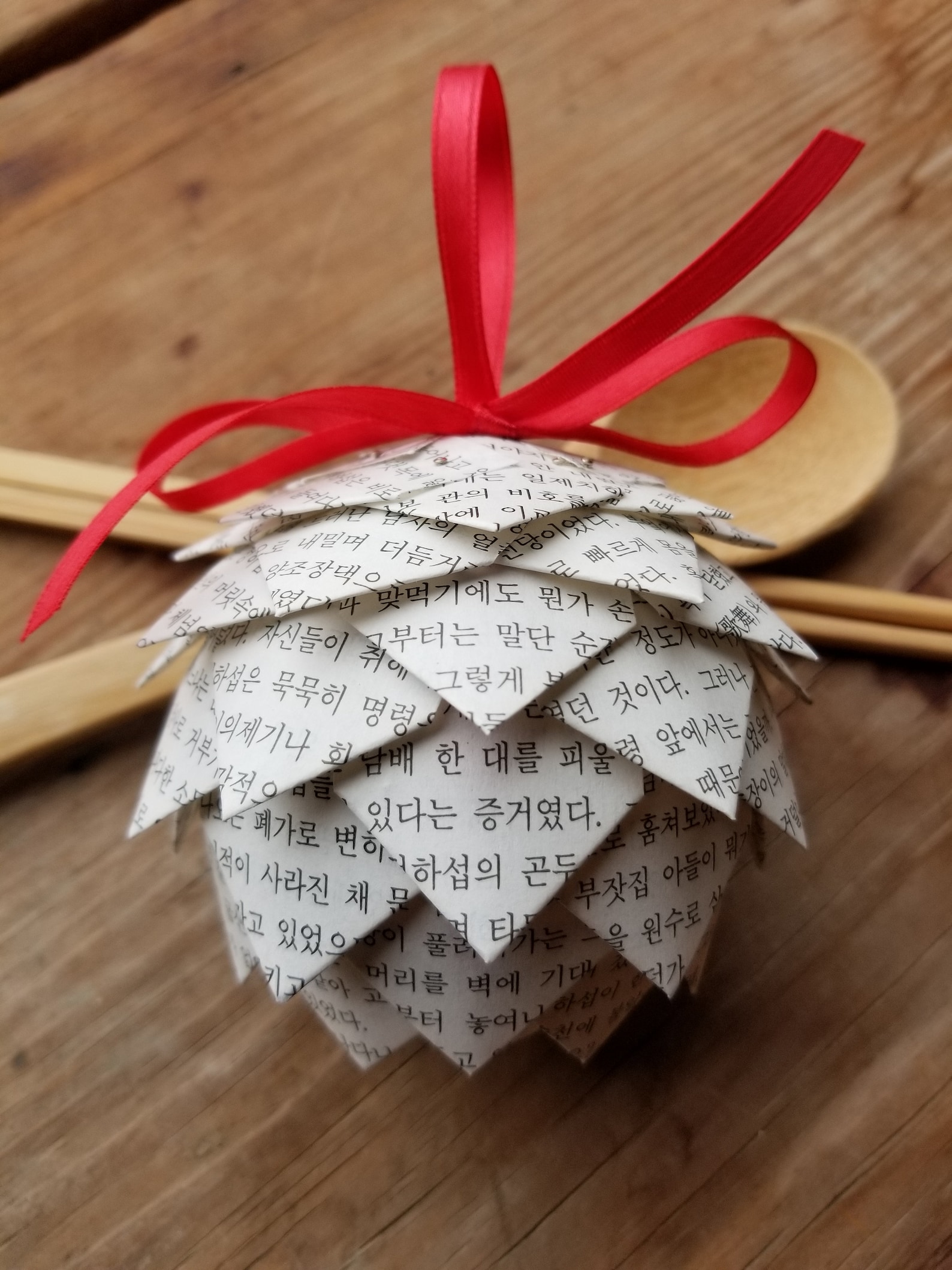 Vintage Asian Paper Ball Ornament. Decoration Christmas - Etsy