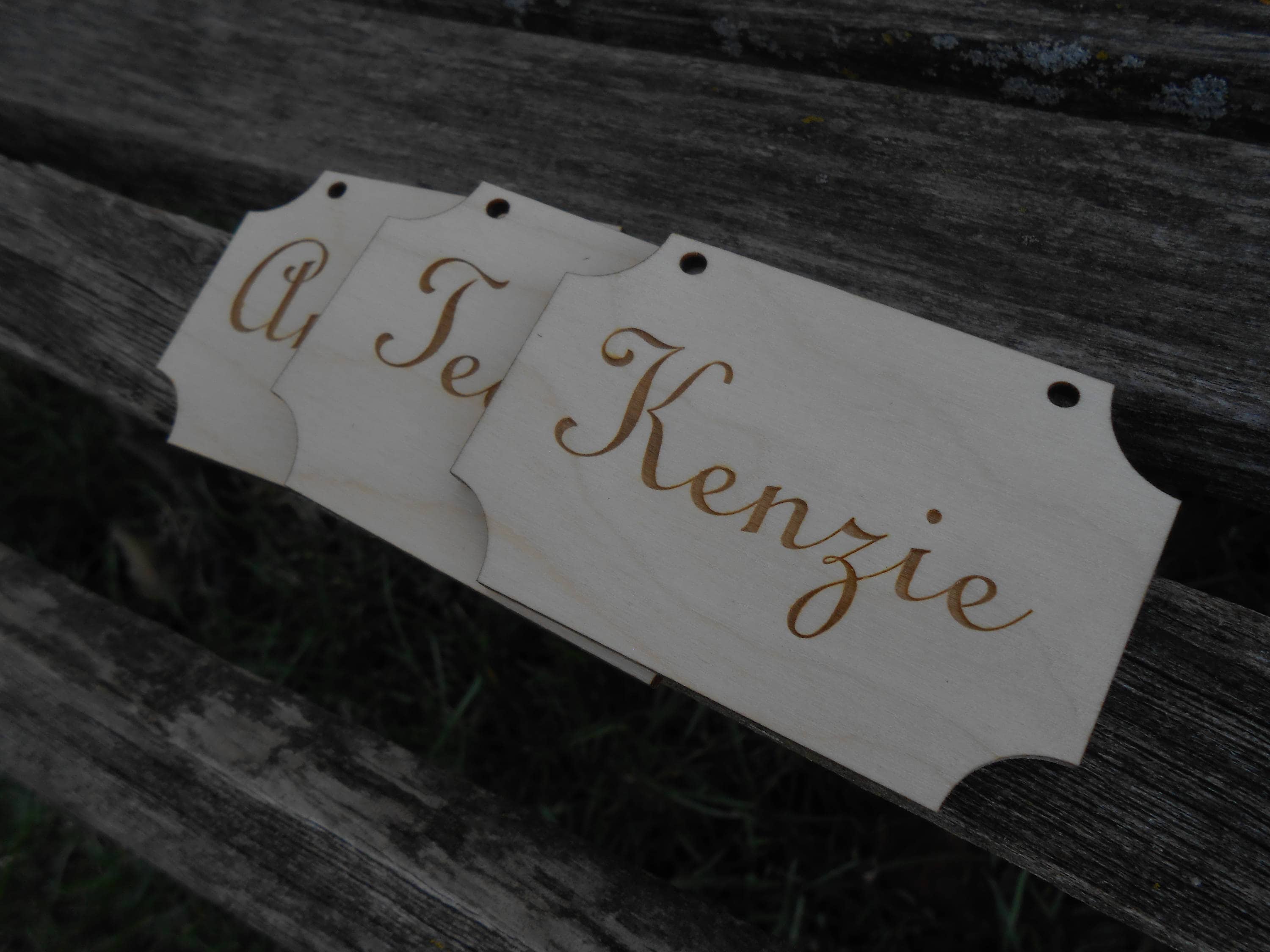 Custom Name Signs. Laser Cut Wood Locker Toy Box Chair - Etsy