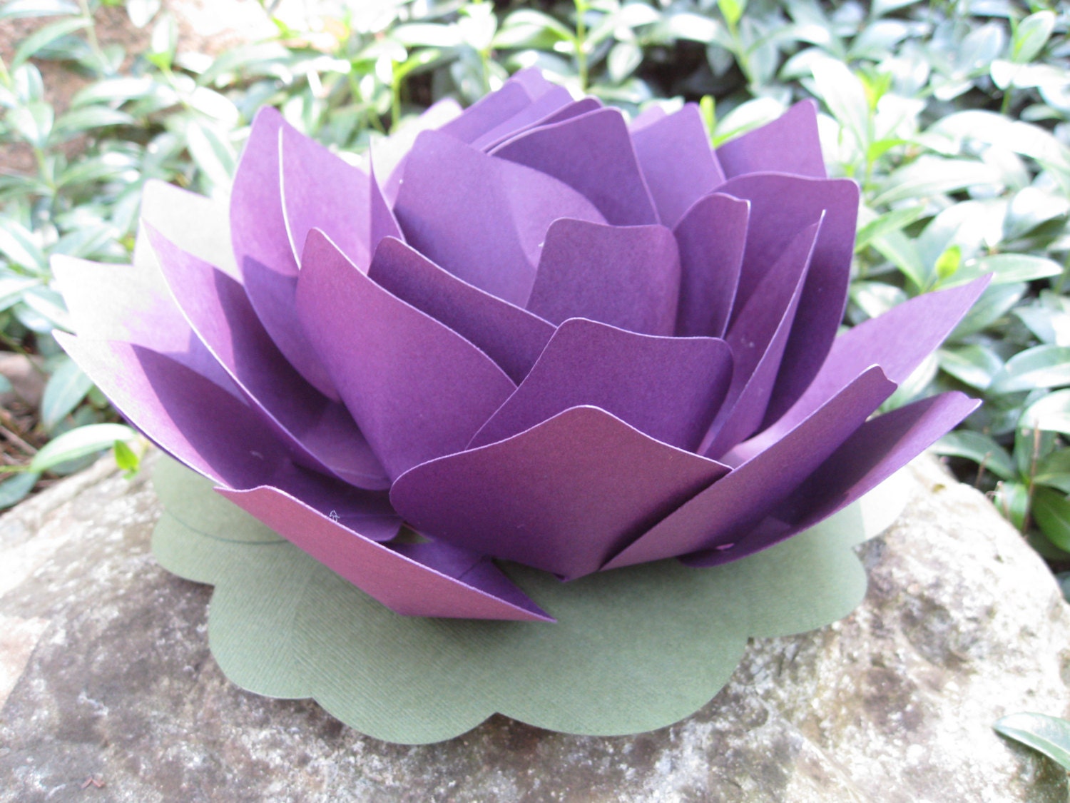 Lotus Flower. Paper Wedding Decor. CHOOSE YOUR COLORS. Escort - Etsy