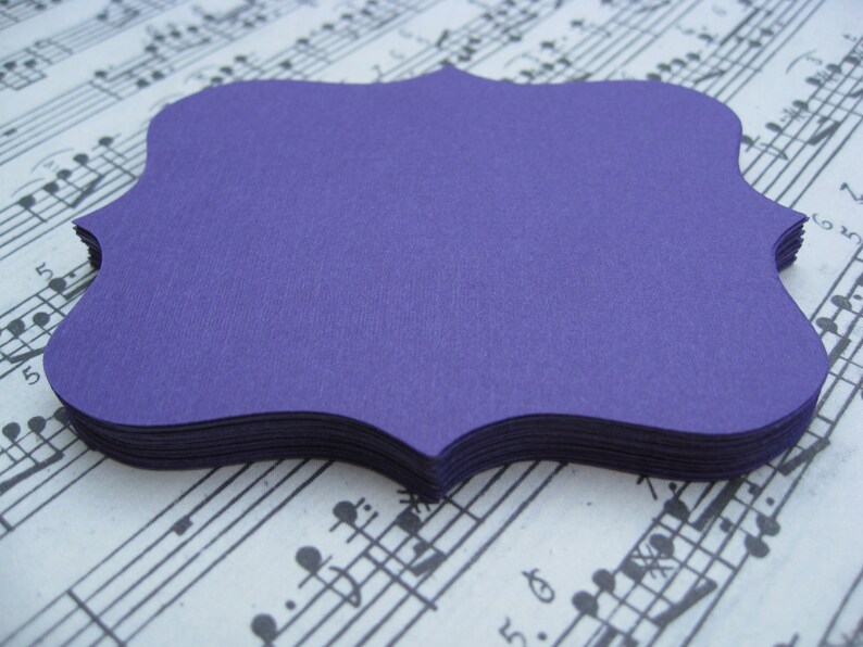 80 Fancy Top Notes. 5 Inch. CHOOSE YOUR COLORS. Weddings - Etsy