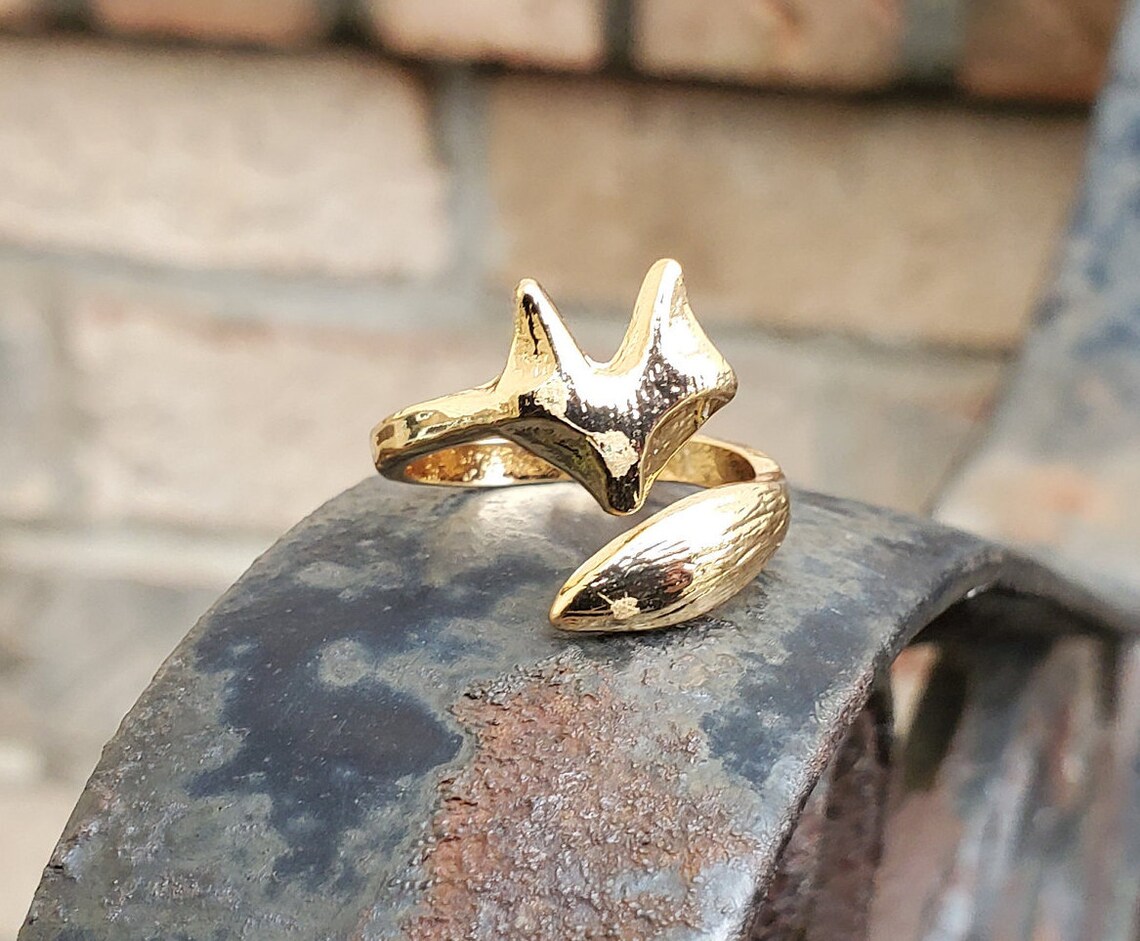 Adorable Fox Ring. Adjustable. CHOOSE YOUR COLOR. Gift for | Etsy