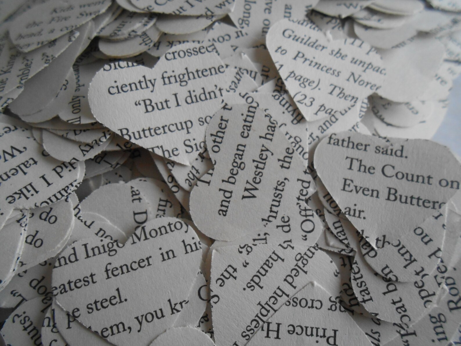1000 Book Confetti 1 Inch. Custom Orders Welcome. Hearts or - Etsy