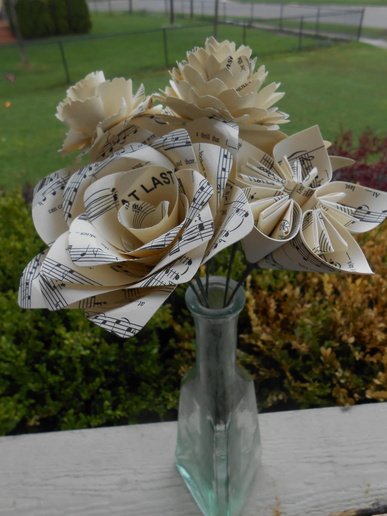 Sheet Music Custom Bouquet. CHOOSE YOUR SONG! Valentine's, Anniversary ...