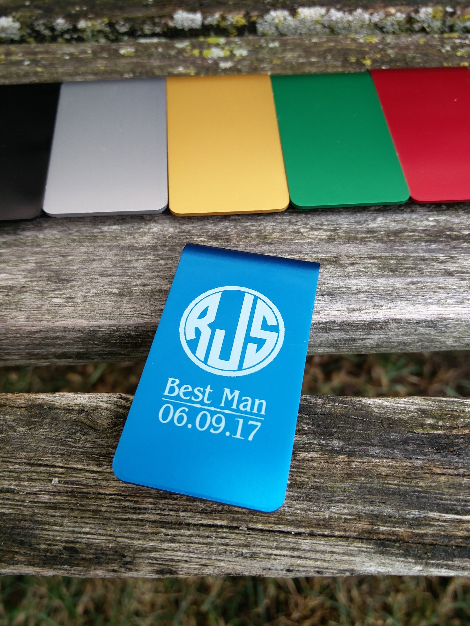 Customized Money Clip. Laser Engraved. Wedding, Groomsmen Gift, Dad ...