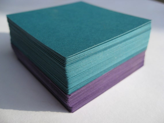 50 Squares. 3 Inch. CHOOSE YOUR COLORS. Wedding Escort - Etsy