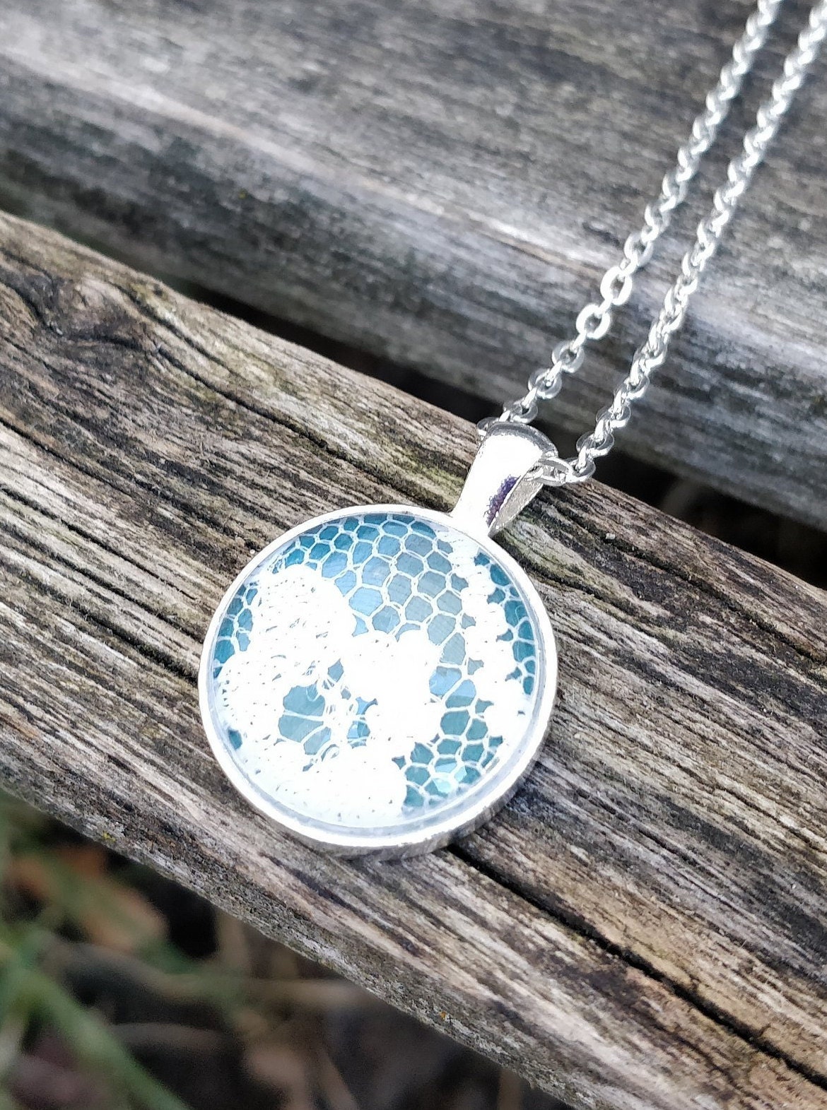 YOUR Wedding Dress Lace Necklace. Bridesmaid Gift Mom Gift | Etsy