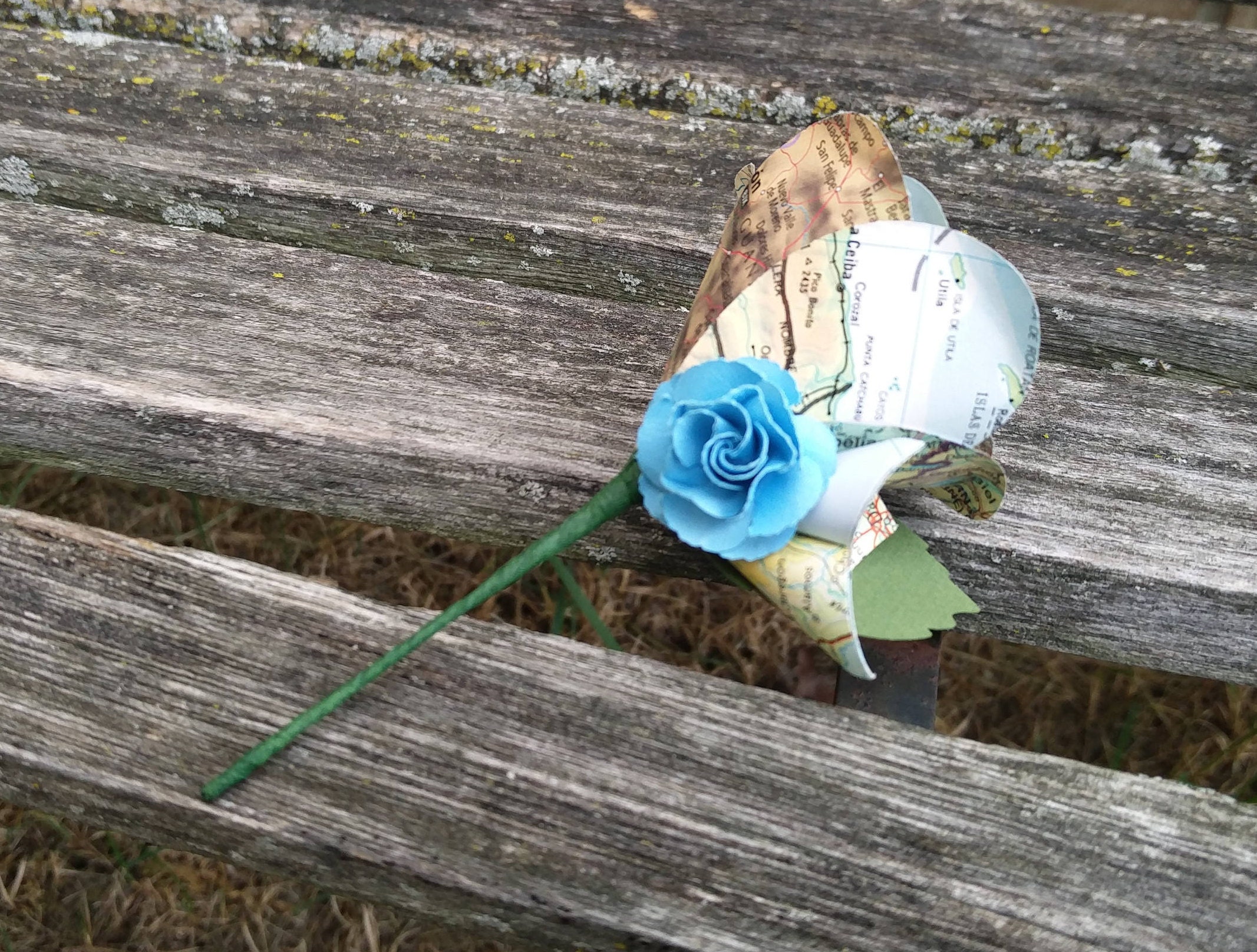 Map Rose Boutonnieres. CHOOSE YOUR COLORS Any Amount Colors - Etsy