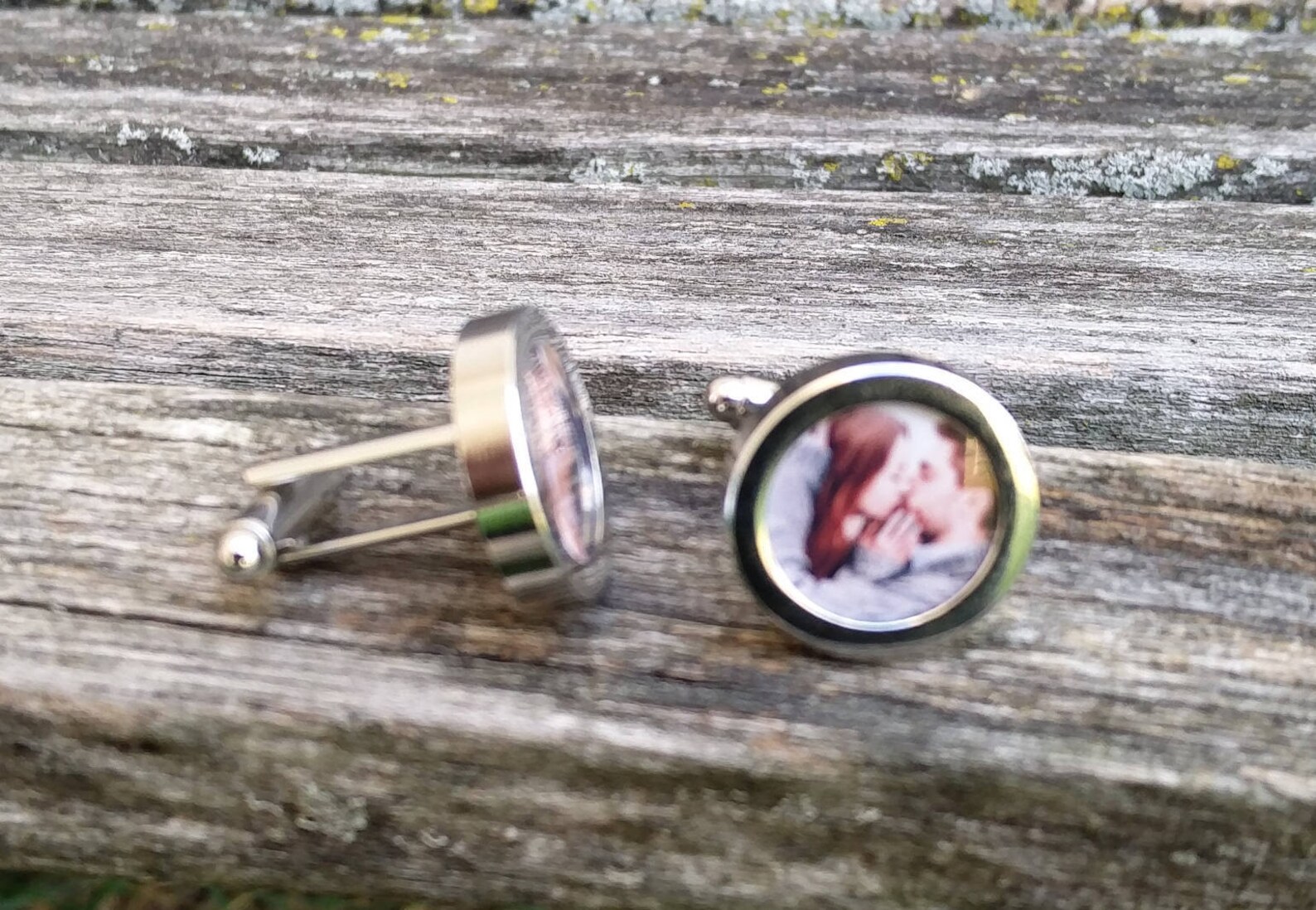Your Photo Cufflinks. Custom Personalized. Groom Gift Dad - Etsy