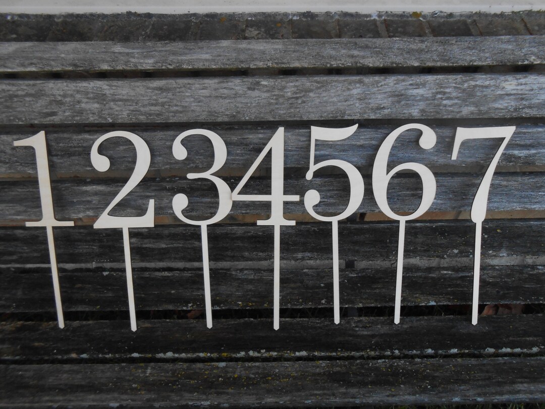 Wood Table Numbers. Laser Cut Baltic Birch. Wedding Decoration, Events ...