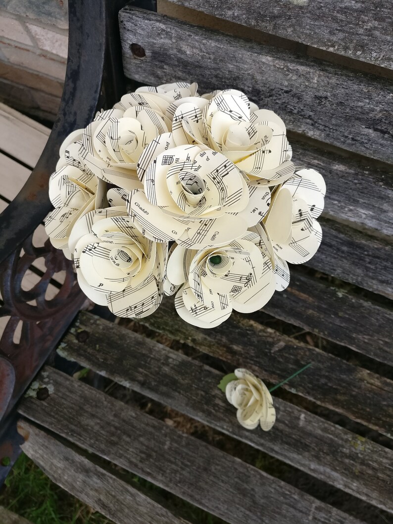 Custom Paper Flower Wedding Bouquets. You Pick the Colors, Papers ...