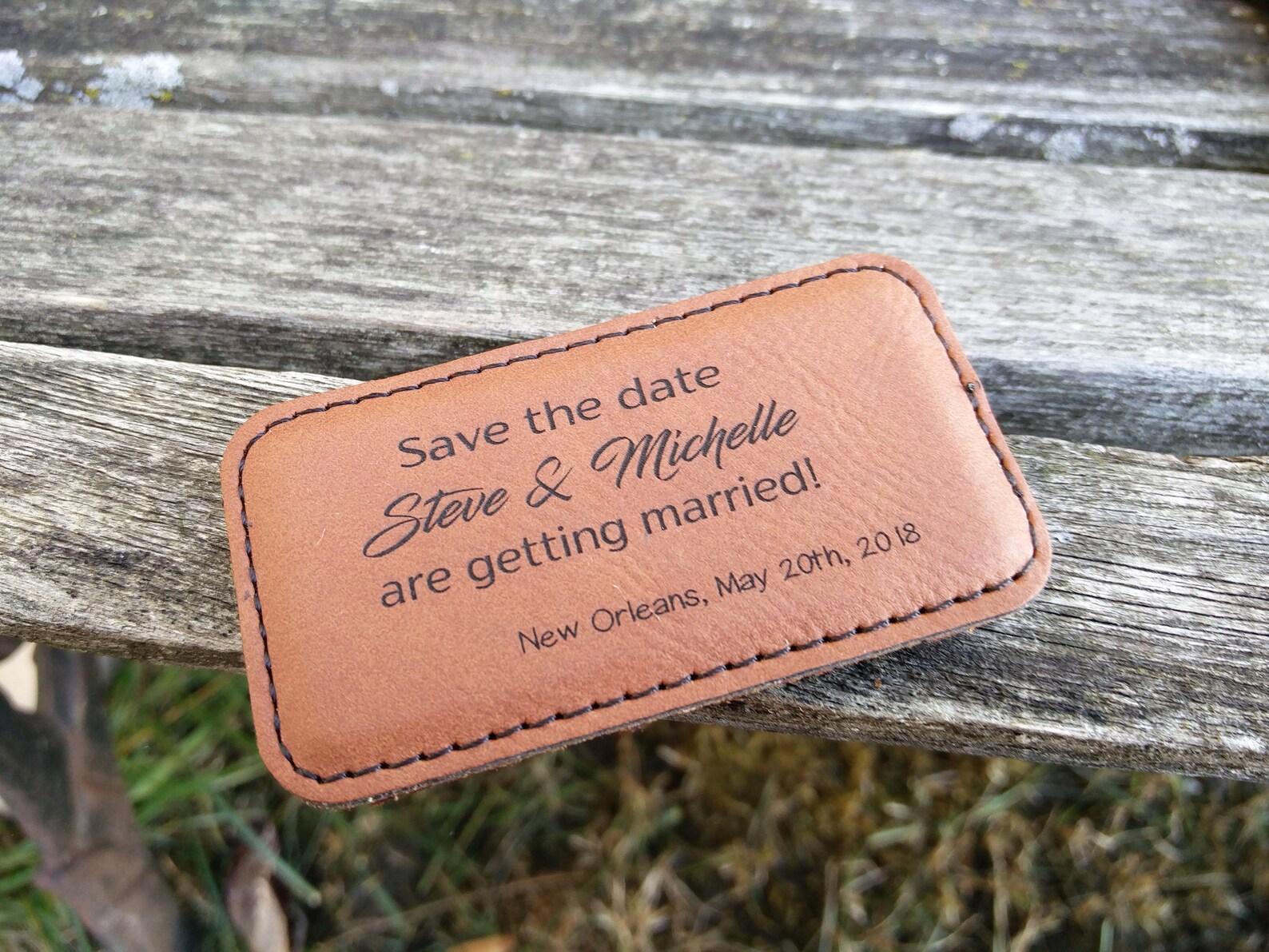 Custom Save the Date Magnets. Wedding Invitation. Laser Engraved ...