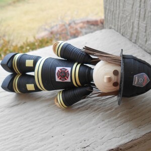 FIREFIGHTER Ornament. Boy or Girl. Paper Decoration. Firefighter Gift ...