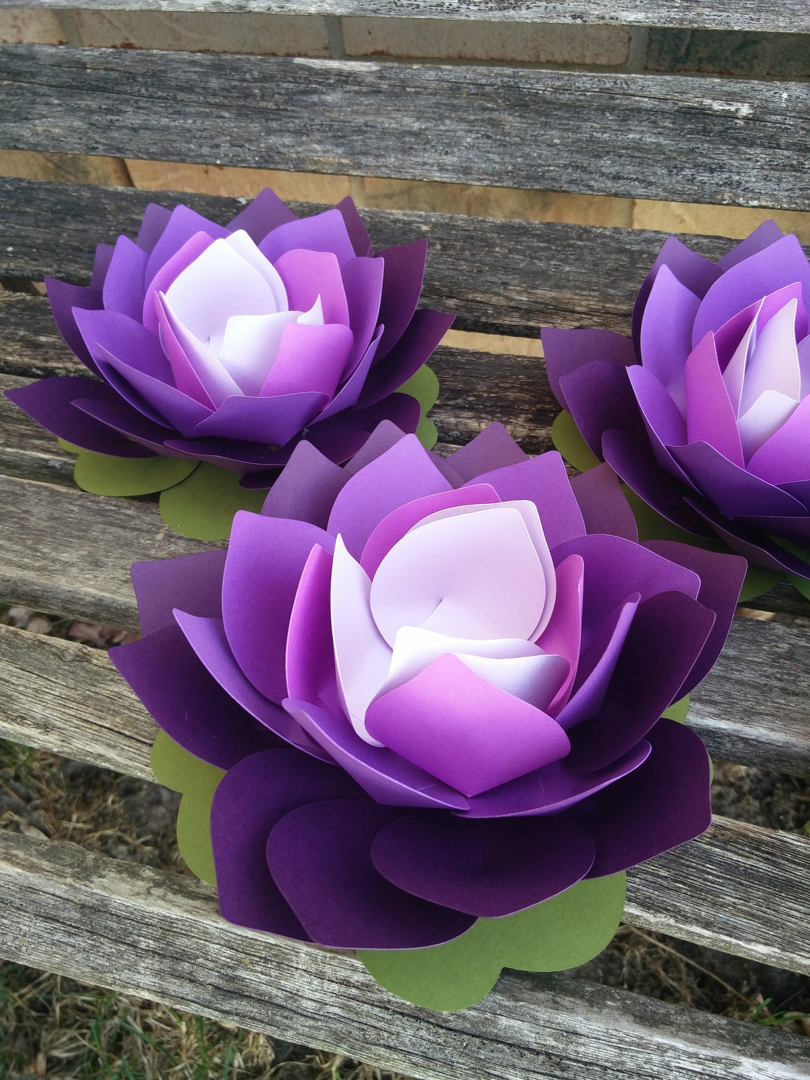Lotus Flower. CHOOSE YOUR COLORS. Wedding, Event, Favor. Guest Table ...