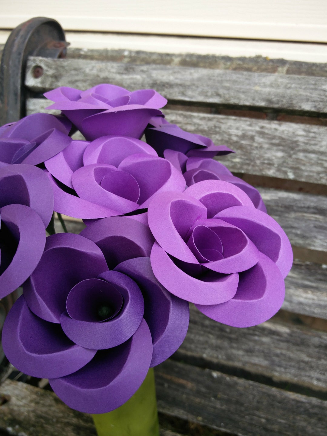 DOZEN Paper Roses. CHOOSE Your COLORS. Anniversary, Wedding, Shower ...