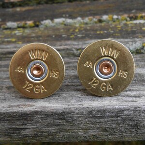 Shotgun Shell Cufflinks, 12g. Wedding, Groomsmen Gift, Dad. Christmas ...