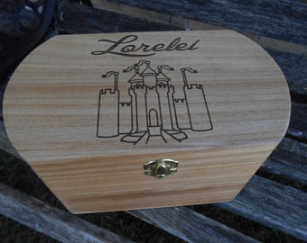 PERSONALIZED Treasure Chest Box. Children's Jewelry Box. | Etsy