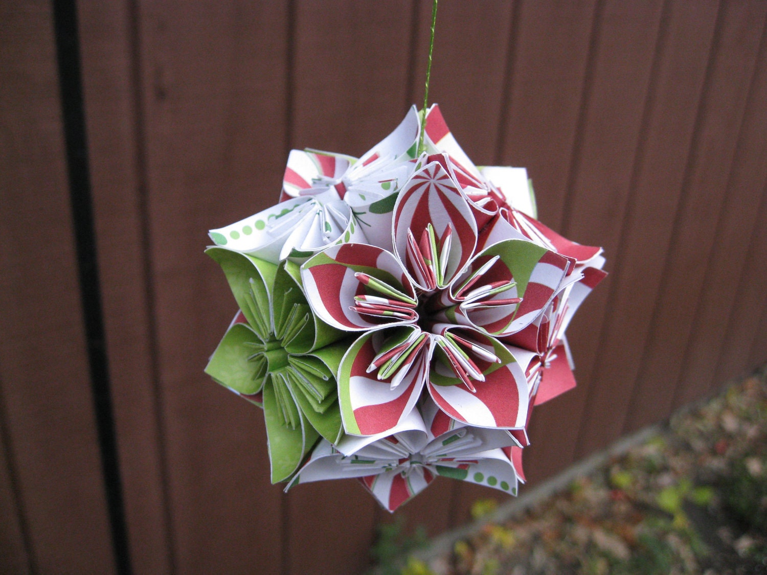 CHRISTMAS Origami Kusudama Ball Mini 3 Inch Size. Perfect for - Etsy