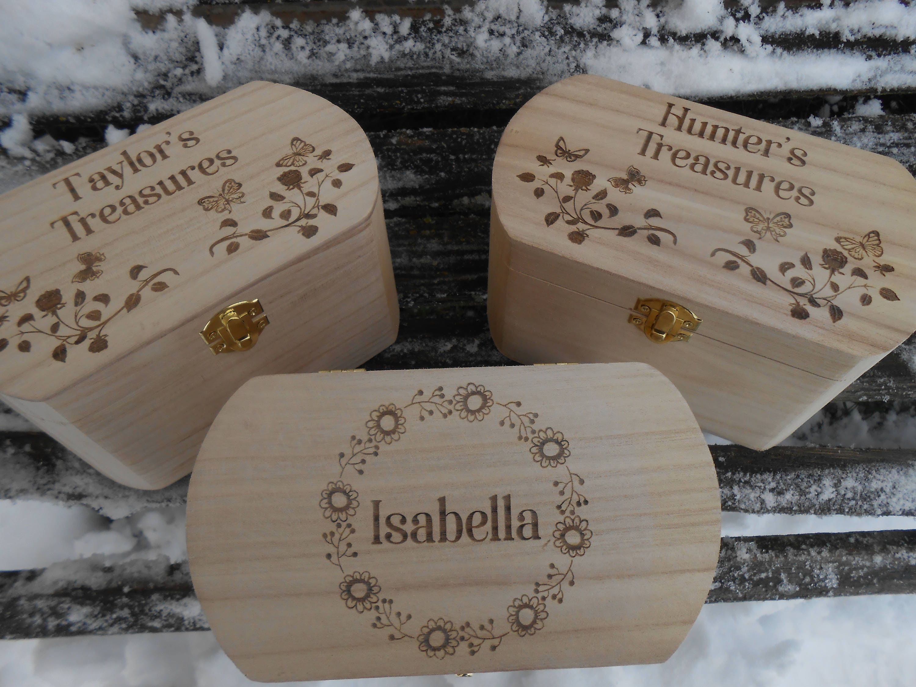 PERSONALIZED Kid's Keepsake Box. Treasure Chest. | Etsy