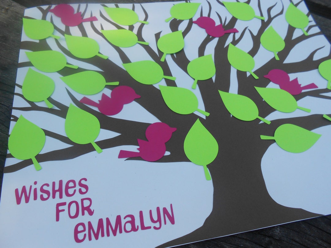 Custom Wishing Tree. Leaves And/or Birds. YOUR CHOICE of Colors ...