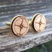 Custom Coordinate Cufflinks. Compass, Personalized Monogram. Wedding ...