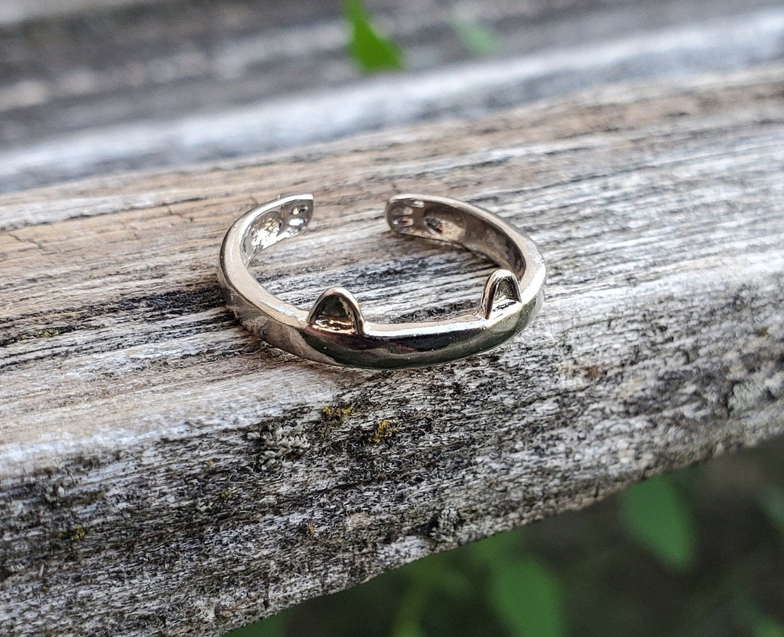 Adorable Cat Ring. Adjustable. Gift for Birthday Christmas - Etsy
